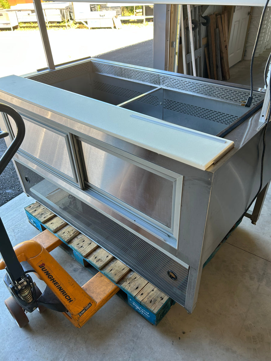 USED 4 WELL QBD Modular COLD TABLE – A. Caplan Company